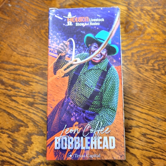 Accents | Leon Coffee Houston Livestock Show Bobblehead New | Poshmark